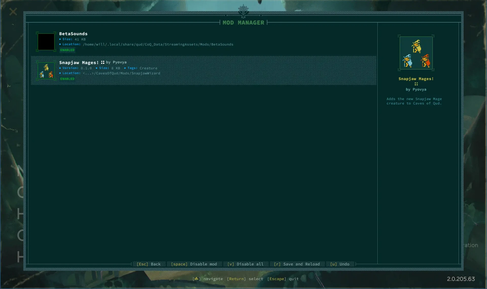 Modding:Tutorial - Snapjaw Mages - Official Caves of Qud Wiki
